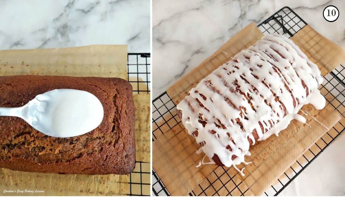 gingerbread cake icing collage photo 10bb – Caroline's Easy Baking Lessons