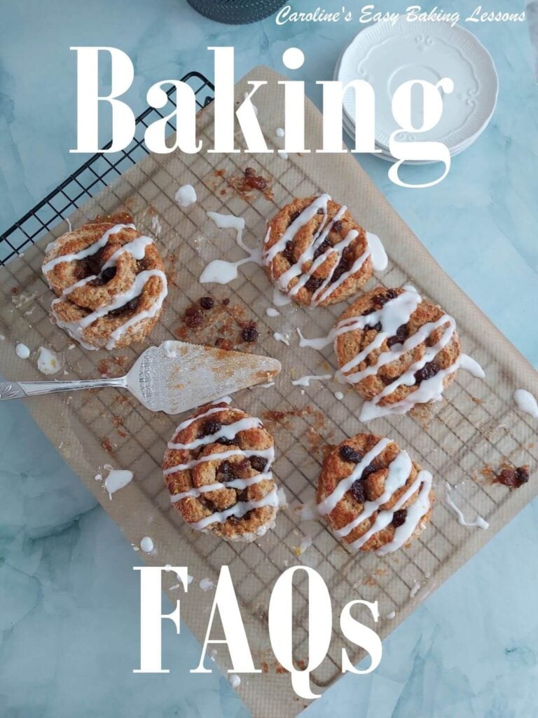 Frequently Asked Baking Questions (FAQs) – Caroline's Easy Baking Lessons