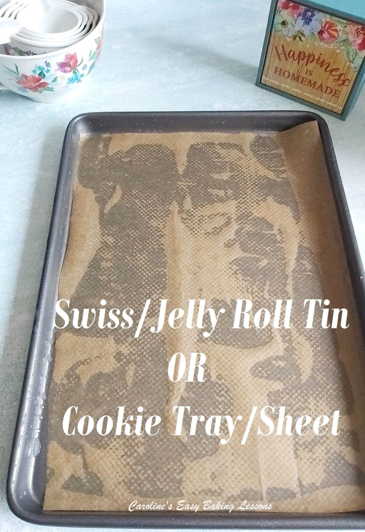 swiss roll baking tin bb – Caroline's Easy Baking Lessons
