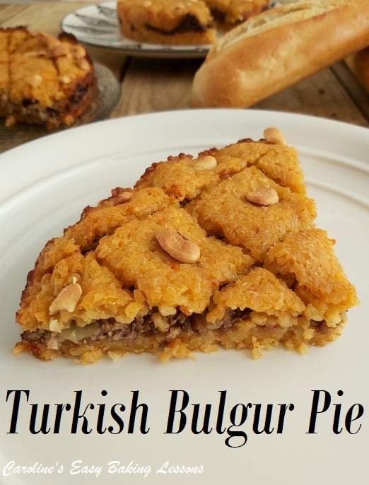 Sini koftesi - Turkish Bulgur Pie Recipe Review
