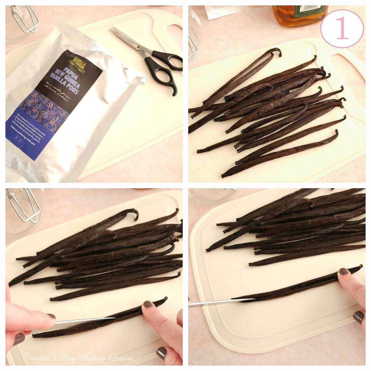 vanilla extract photo 1 collage bb – Caroline's Easy Baking Lessons