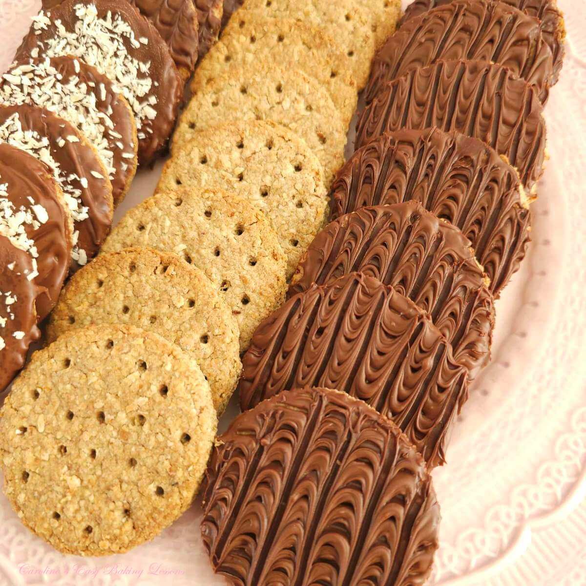 chocolate digestive biscuits close 1bb – Caroline's Easy Baking Lessons