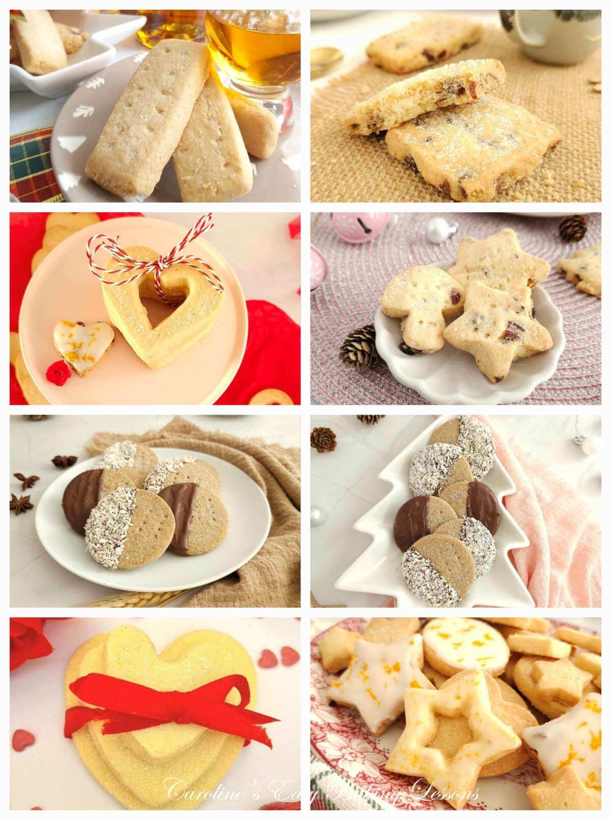 shortbread collage end dec 2025 bb – Caroline's Easy Baking Lessons